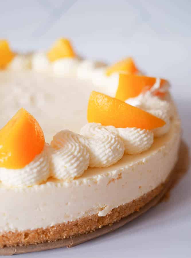 Perzik kwarktaart - Foodaholic.nl