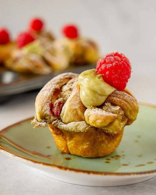 Toetje met perzik, cake en mascarpone - Foodaholic.nl